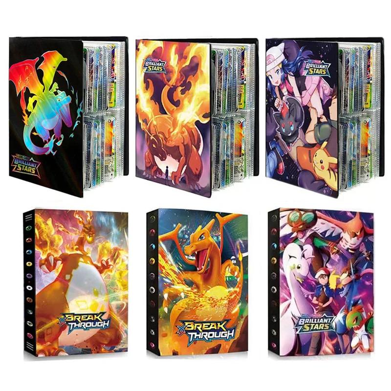 2024 Charizard Mewtwo Holder Binder Collections Folder Anime Card ...