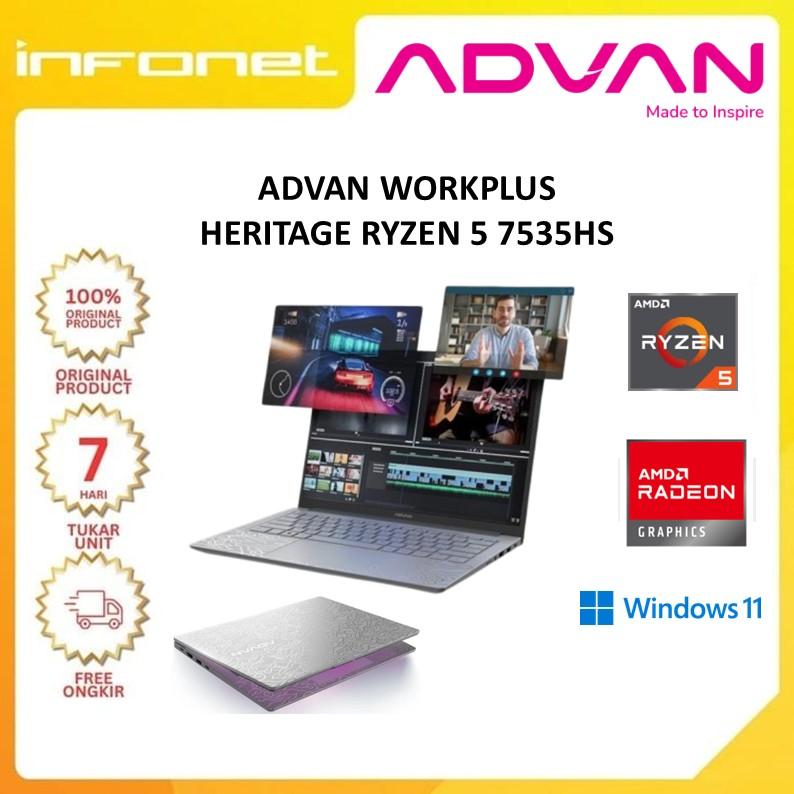 ADVAN WORKPLUS HERITAGE RYZEN 5 7535HS 8GB 512GB 14" WUXGA W11 - Shop ...