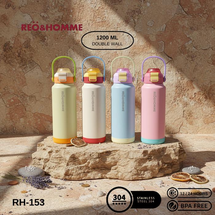 Promo Reo&Homme Tumbler Stainless 1200Ml Cold&Hot Botol Minum Viral ...