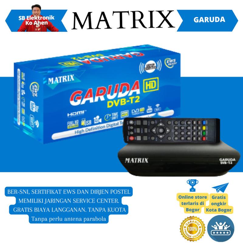 STB Set Top Box Matrix Garuda DVB T2 - Shop | Tokopedia