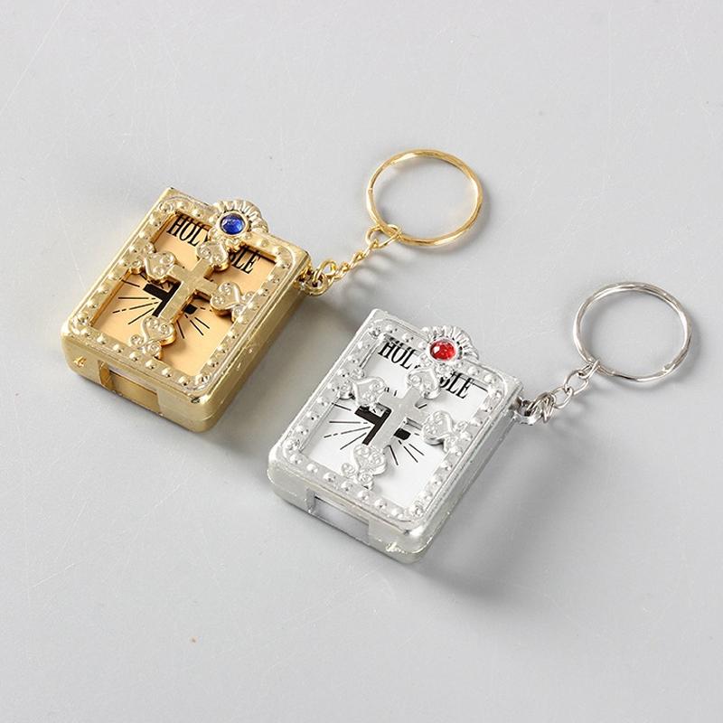 Exquisite Design Miniature Portable Bible Keychain For Christians ...