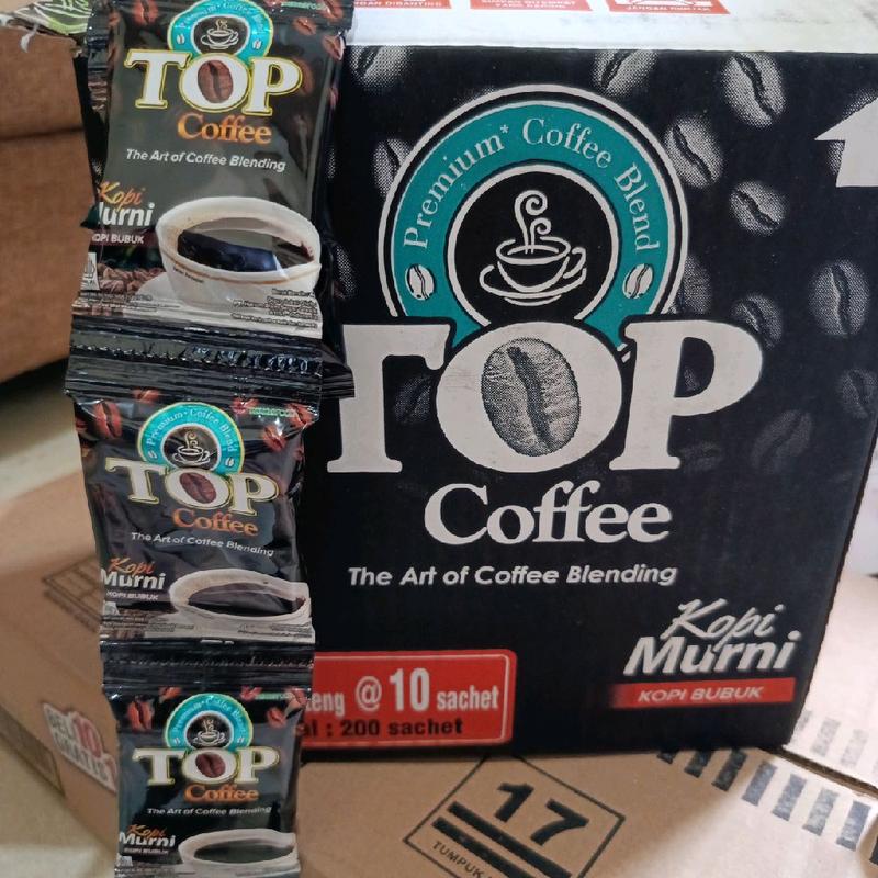 Bubuk kopi murni TOP kemasan mini 7gr satu renteng isi 10 pcs - Shop ...