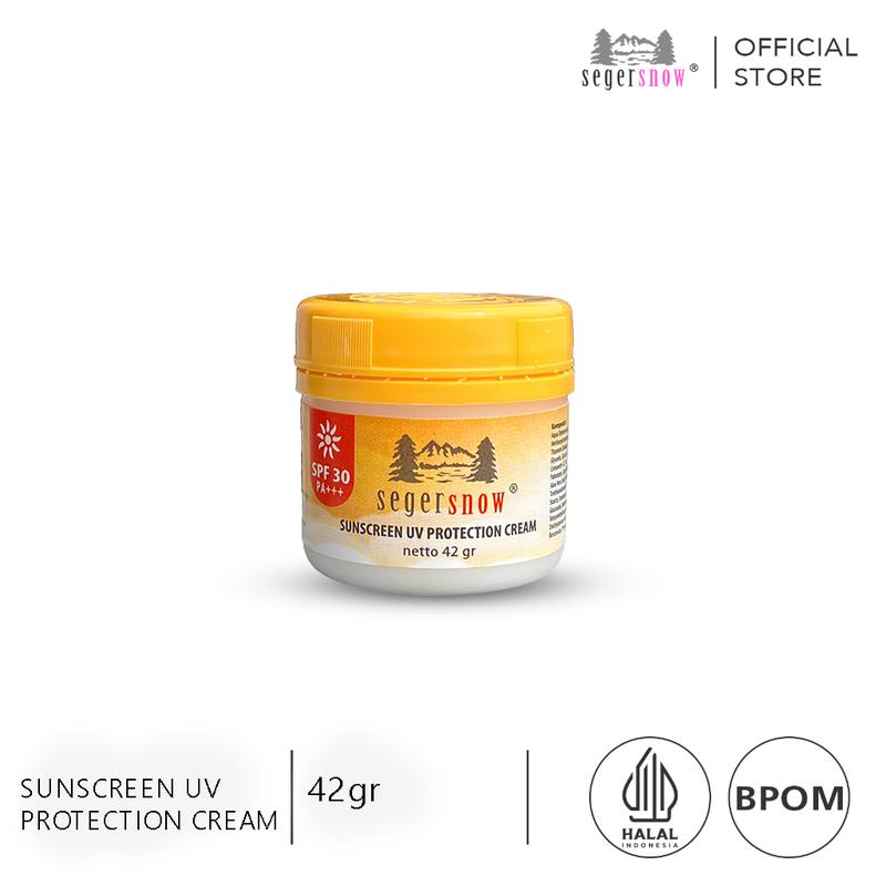 Seger Snow Sunscreen Cream 42gr SPF 30 PA+++ - Perawatan Wajah - Shop ...