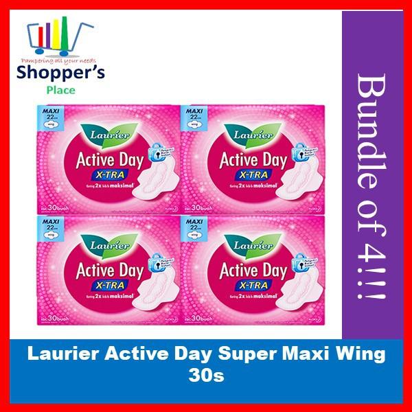 Bundle of 4 - Laurier Active Day X-TRA Wing 30s(Maxi Wing 30s) - TikTok ...