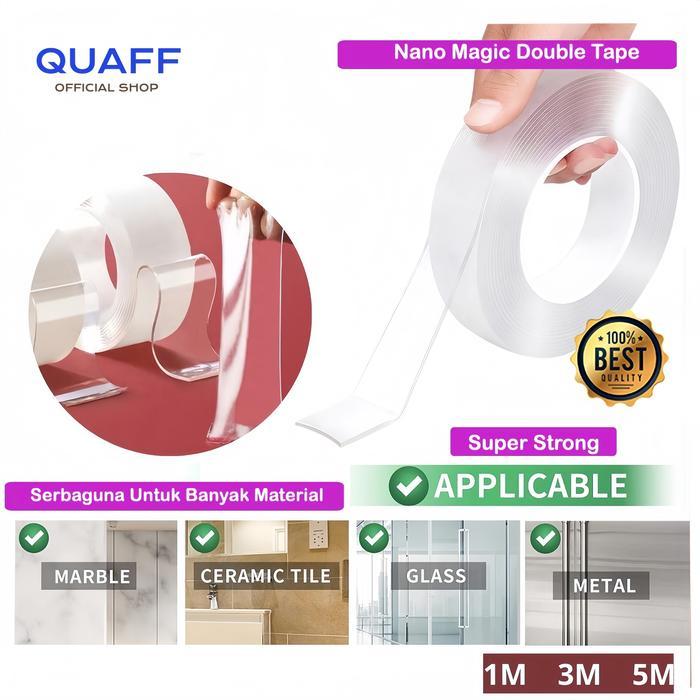 Double Tape Doble Tip Bening 3m Lem Super Kuat Acrylic Anti Air ...
