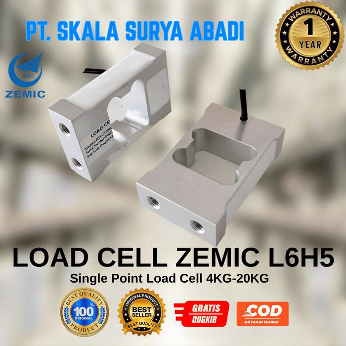 Jual Zemic Loadcell L6H5 cap 4kg-20kg / Single Point Load Cell/ Load ...