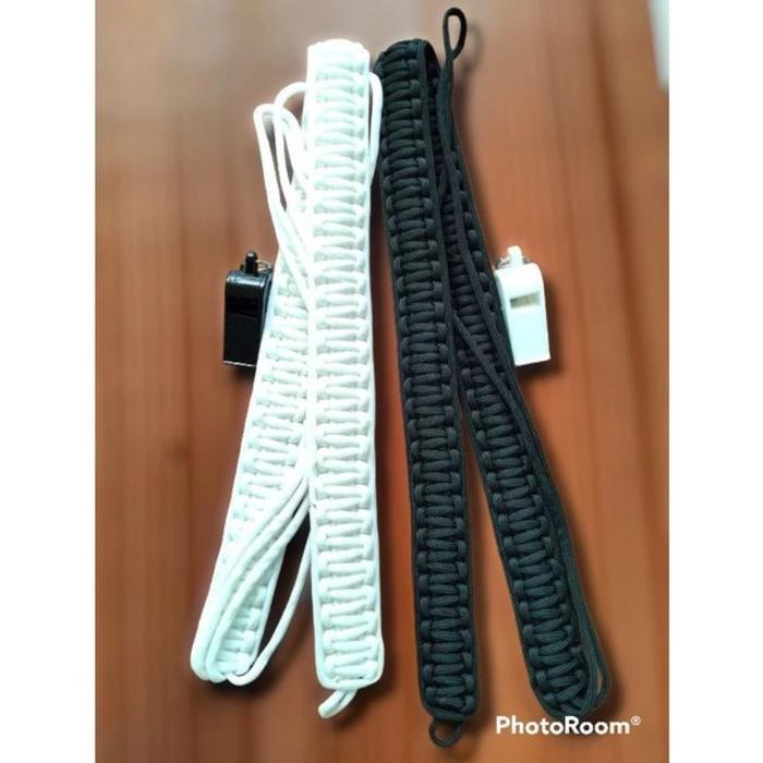 Jual 1set Tali Kur Hitam Plus Pluit Dan Putih Tebal Besar 1set Talikur ...