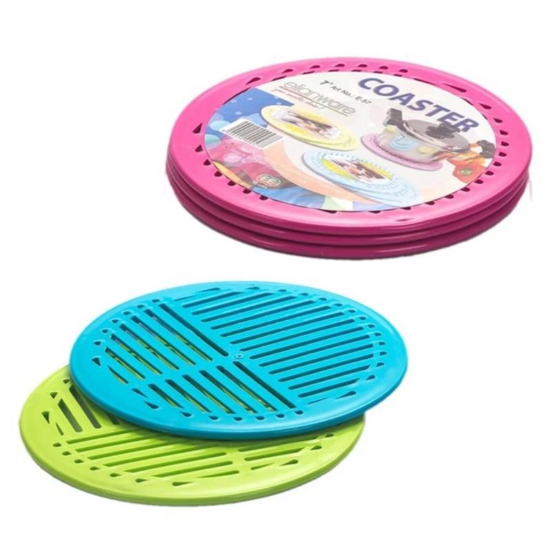 ELIANWARE 3PCS 8” Coaster Plastic Coaster Table Mat Anti Slip - TikTok ...