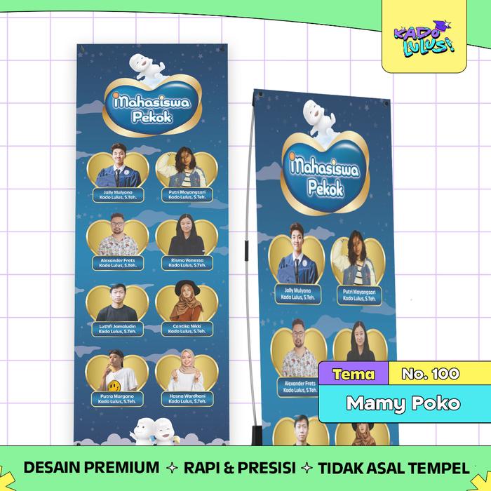 Jual KADO LULUS Banner Spanduk Sidang Skripsi Wisuda Sempro Semhas ...