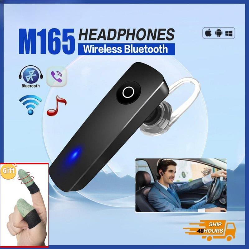 Alat Dengar Bluetooth Tanpa Wayar, M165 Fon Telinga Bluetoot - TikTok ...