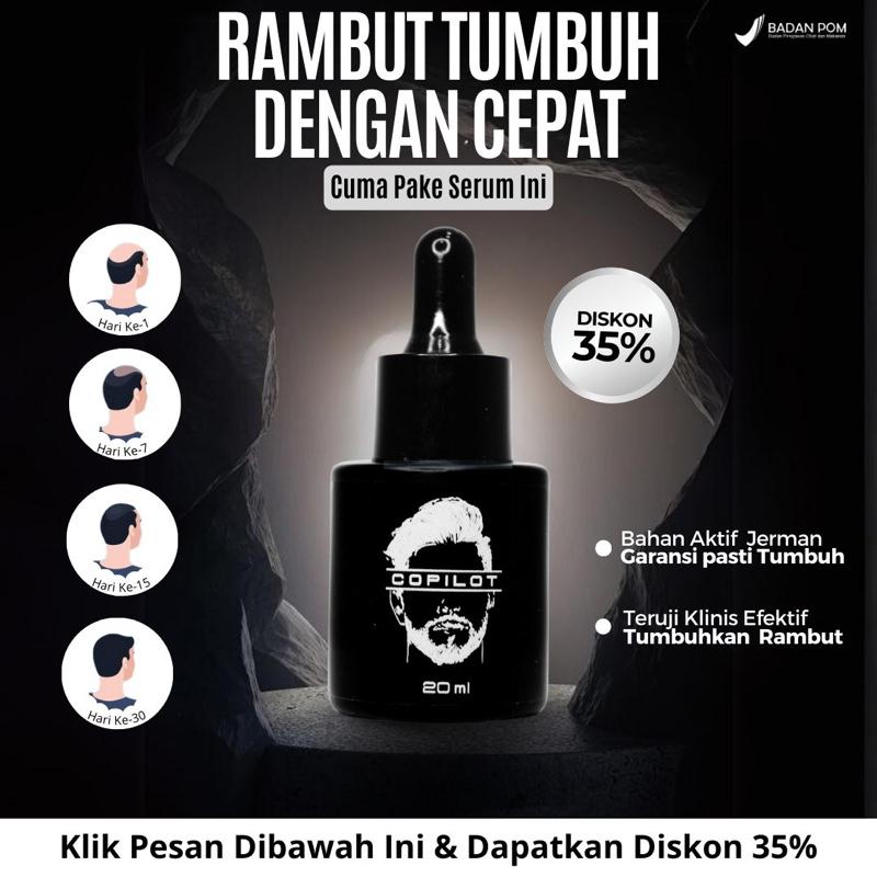 Copilot Hair Growth Serum – Solusi Rambut Rontok, Botak, & Tipis ...
