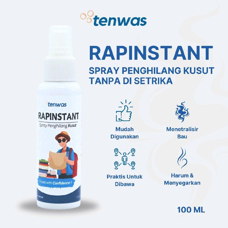 Tenwas Rapinstan Spray Penghilang Kusut Tanpa Setrika 100ml - Shop ...