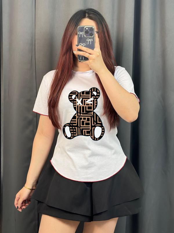 Zexys Paolo DTF Kaos Katun Combed Gambar Premium Atasan Wanita Gambar ...