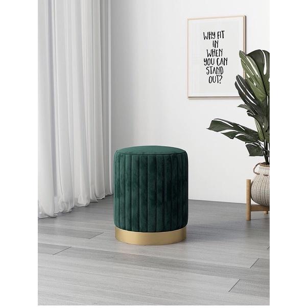 Makeup Stool Nordic Style Bangku Gaya Mewah Small Luxury Round - TikTok ...