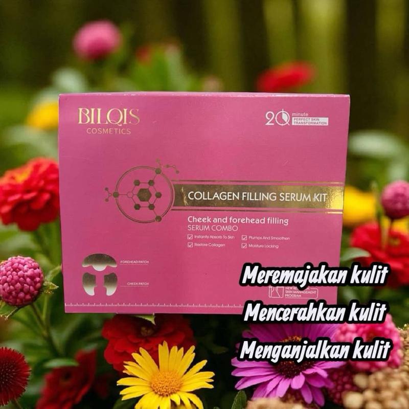 NEW VERSION !! BILQIS SUSUK MODEN KOREA FILING SERUM COLLAGEN 5 IN 1 ...