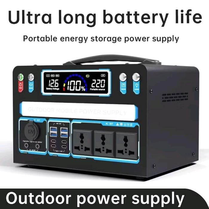 Promo 220V 400W-1200W Power Station Camping Powerbank 50000mAh ...