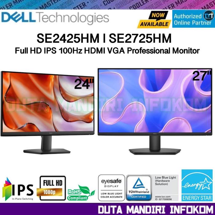 Promo DELL SE2225HM 22" I SE2425HM 24" I SE2725HM 27" Inch - FHD 100Hz ...