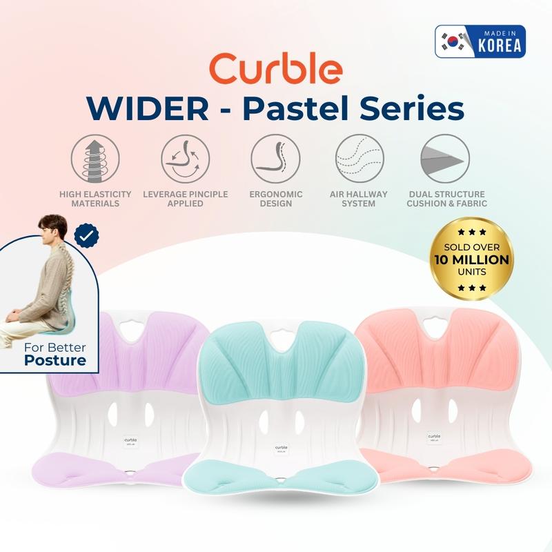 Curble Posture Chair Wider Pastel Edition - Shop | Tokopedia