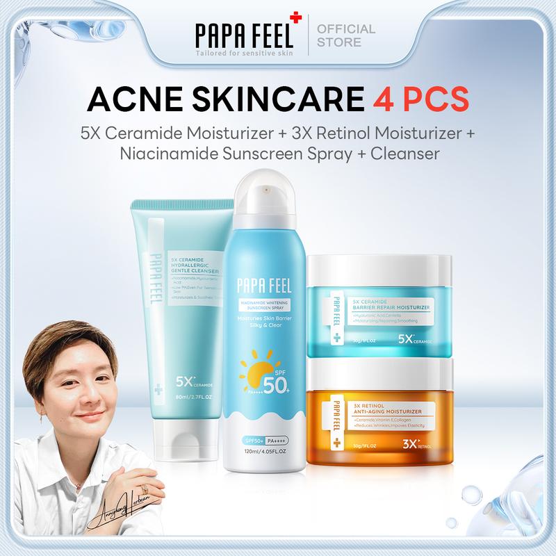 【Annyeong Herbean’s Exclusive】PAPA FEEL [ACNE SKINCARE 4PCS] - TikTok ...