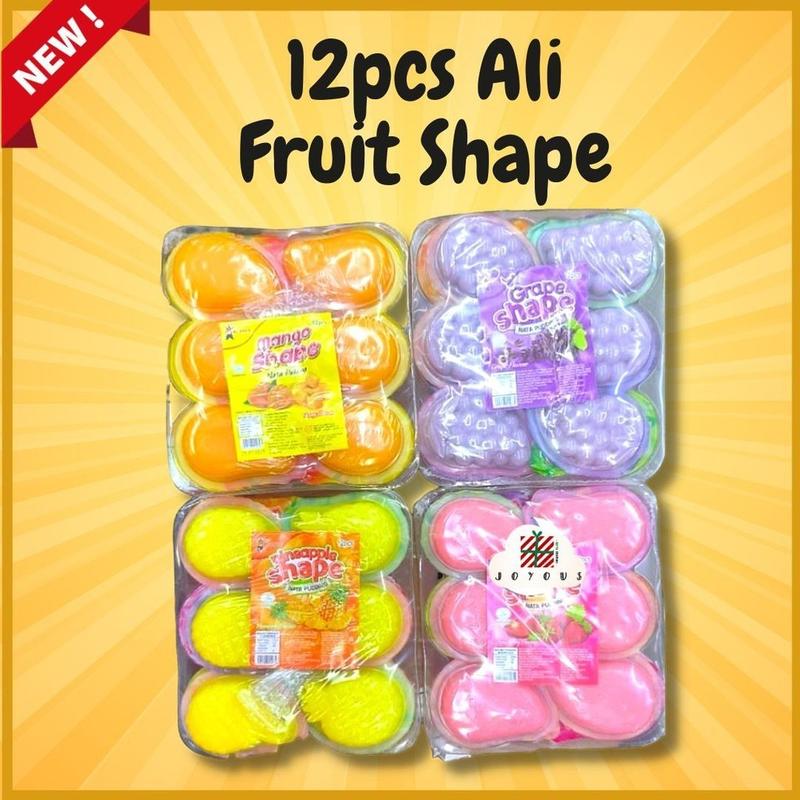 【Makanan Ringan】 12pcs Ali Fruit Shape Nata Pudding [Mango / - TikTok ...