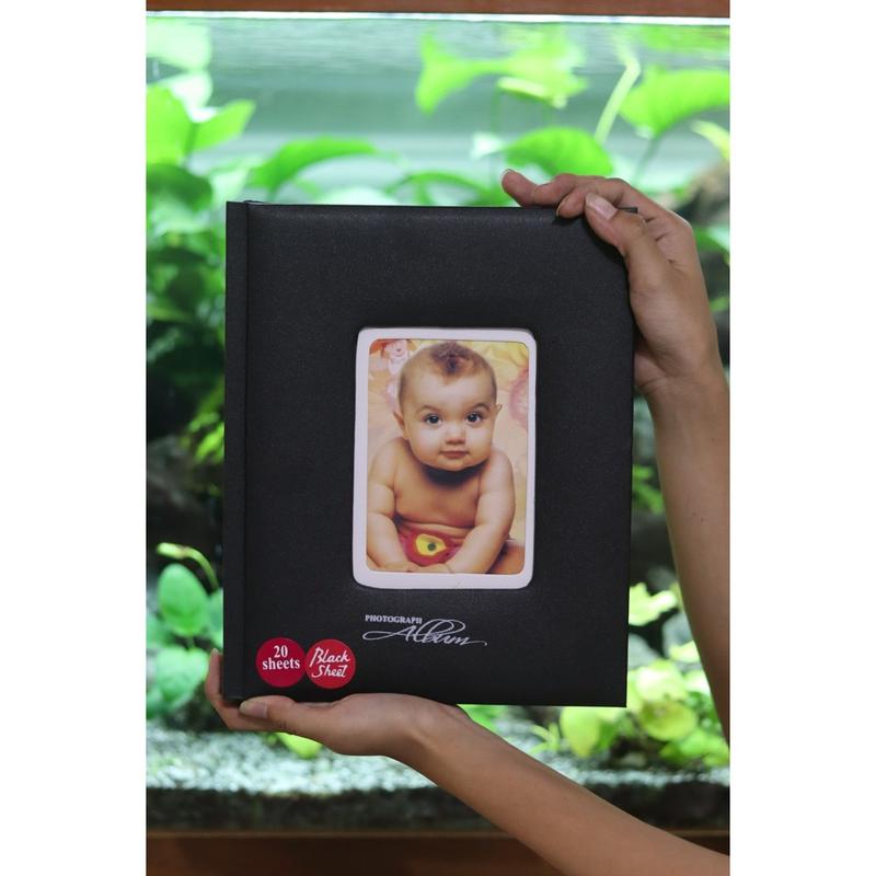 Album Foto HardCover 4R/3R/2R Tempel isi 20 Lembar Hitam - Shop | Tokopedia