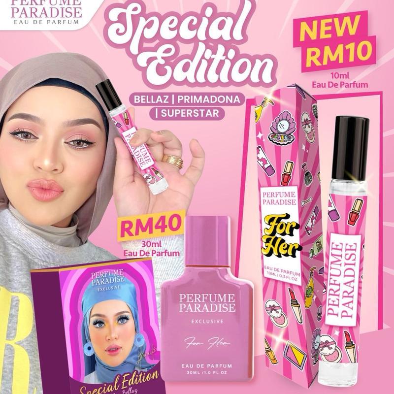 Paradise By Mua Bellaz Long Last 72 jam Wangi Pati Perfume Cupcake ...