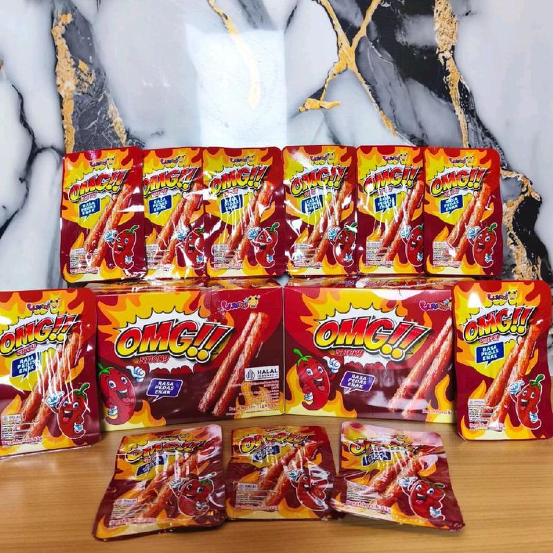 MAKANAN STICK OMG 1 PACK ISI 30 PCS - Shop | Tokopedia
