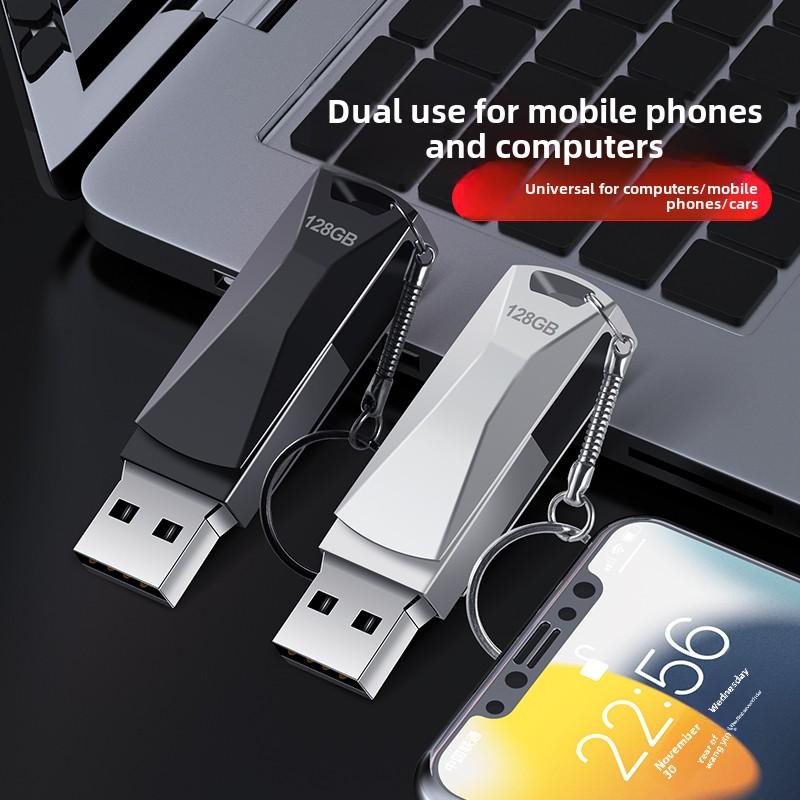 Pemacu Denyar USB, 128GB / 64GB, Storan Tulen, Pendrive Logam, - TikTok ...
