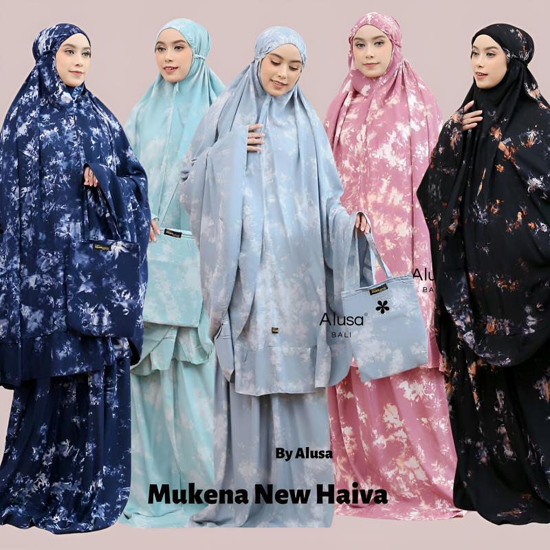 MUKENA BALI DEWASA HAIVA MOTIF TIE DYE ADEM JUMBO NYAMAN BANYAK - Shop ...