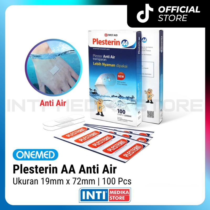 ONEMED - Plester Luka PLESTERIN AA Transparan Anti / Kedap Air - Shop ...