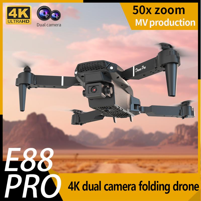 Quick Shipping 】 E88 Pro Drone HD Aerial Camera Folding Drone - TikTok ...