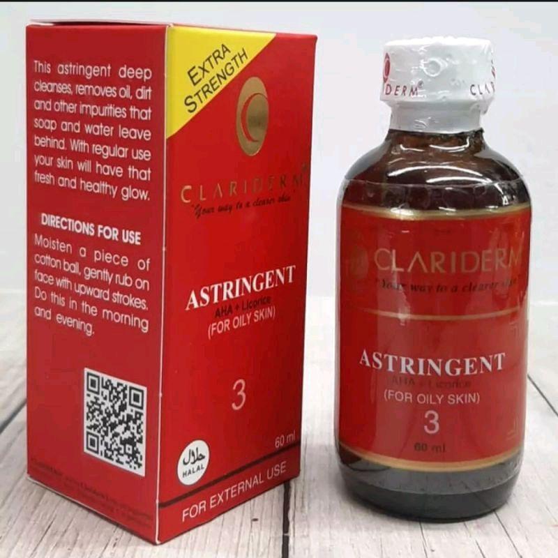 CLARIDIEM ASTRIGENT 60ml For skin Oily toner claridem original Wajah ...