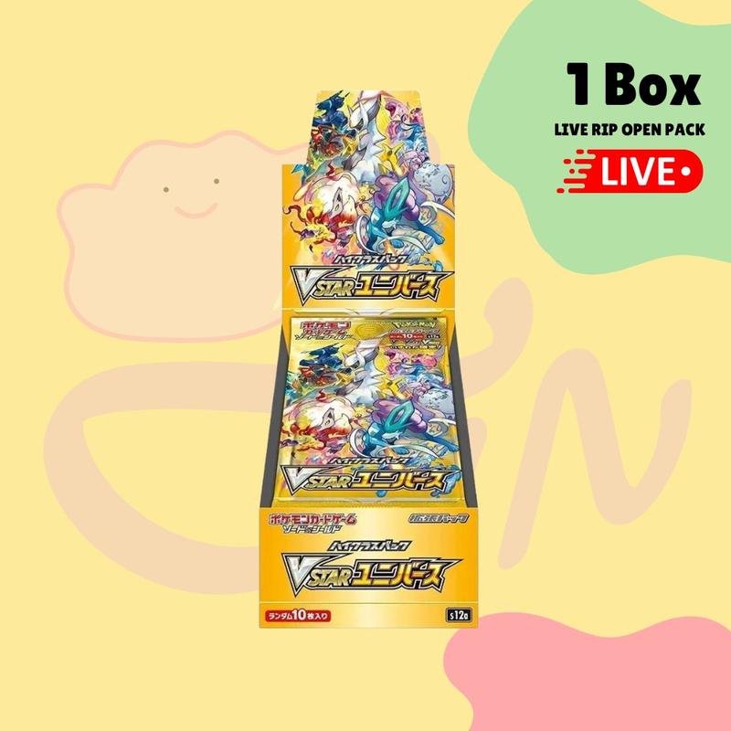 Pokemon VSTAR Universe s12a High Class Japanese Booster Box - TikTok ...