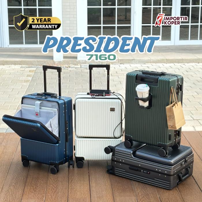 Promo Koper Original President Series Size Kabin 20 Inch Slot laptop ...
