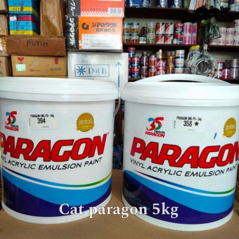 CAT PARAGON 5KG WARNA LENGKAP, CAT PARAGON EMULSION KEMASAN 5KG/GALON ...