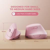 Promo SEENDA MOE300 Vertical Mouse Wireless Silent Click Rechargeable ...