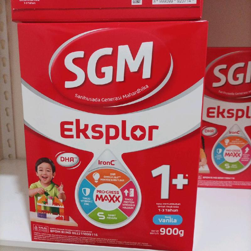 SGM Eksplor 1+ Madu / Vanila 900g 1 pcs susu anak susu pertumbuhan Anak ...