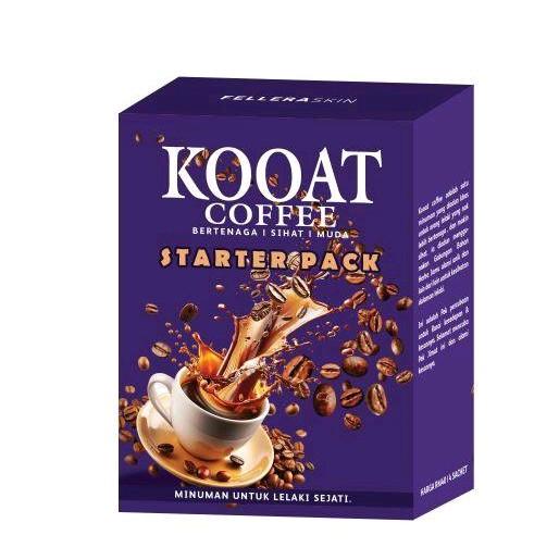 Kopi Jamu KOOAT COFFEE untuk Lelaki - 1 Box 4 Sachet - TikTok Shop Malaysia
