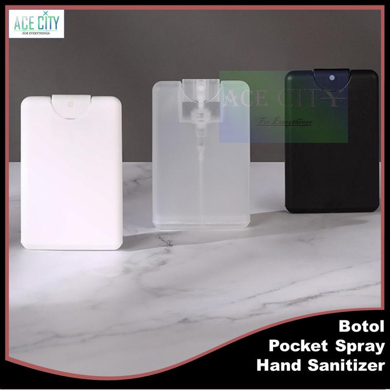 Botol Spray Parfum / Hand Sanitizer 20ml Card / Pocket / Kartu - Shop ...