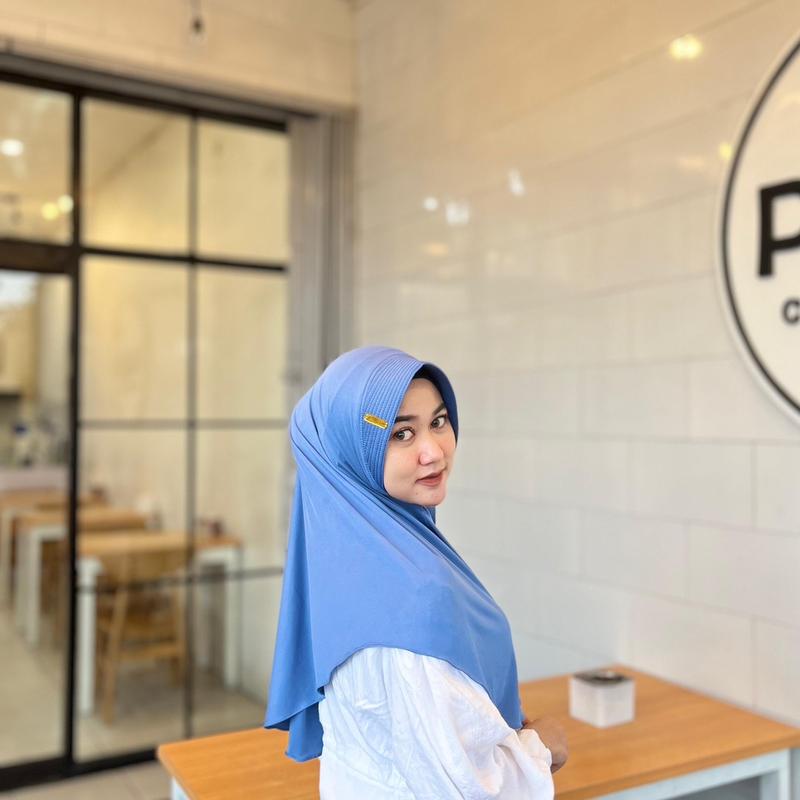 ( 75 RB DAPAT 7 PCS) bergo hamidah size M menutup dada label - Shop ...