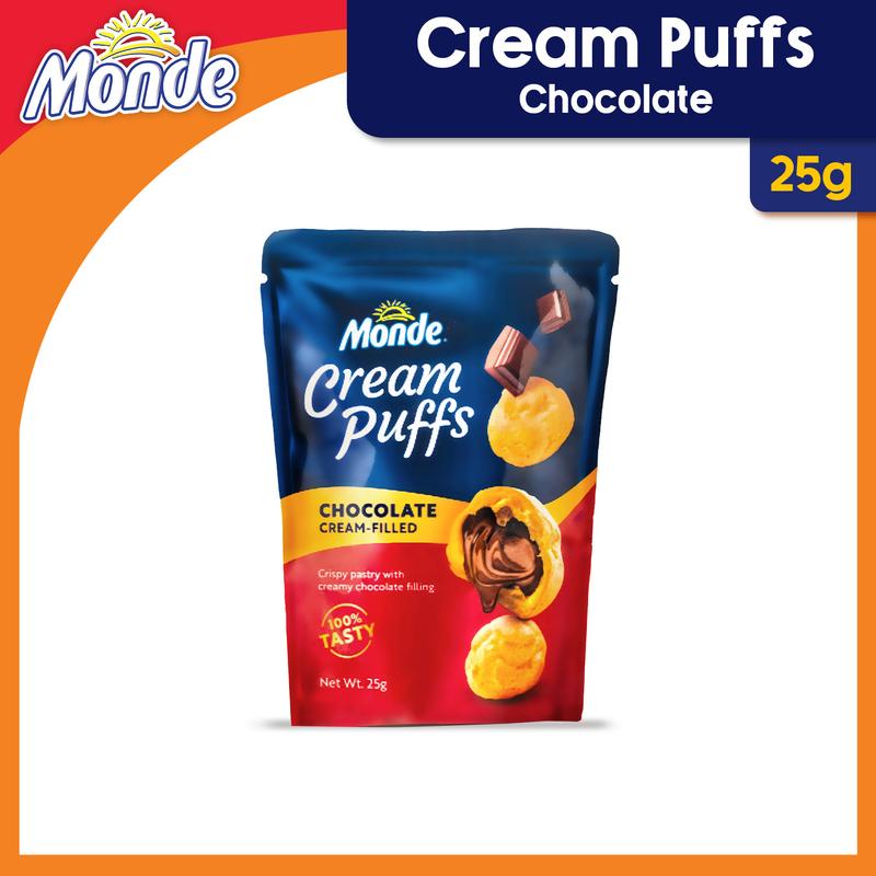 Monde Special Cream Puffs Chocolate 25g - TikTok Shop Philippines
