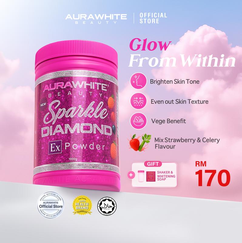 [TOP FAVOURITE] Aurawhite Sparkle Diamond Collagen Minuman Supplement ...