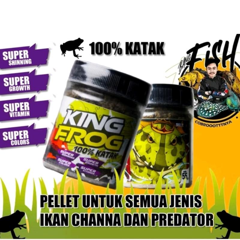 PELET KINGFROG by Bangfish Altenatif Pangganti Katak Hidup - TikTok ...
