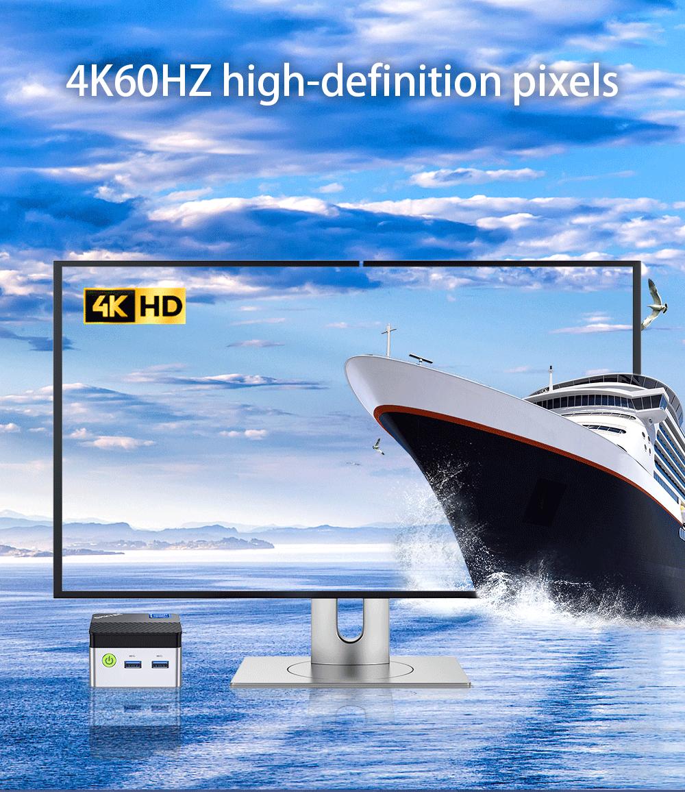 มินิพีซี, gmk G5 NUCBOX, ระบบ Intel N97, หน้าต่าง 11 Pro, DDR5 4800MHz ...