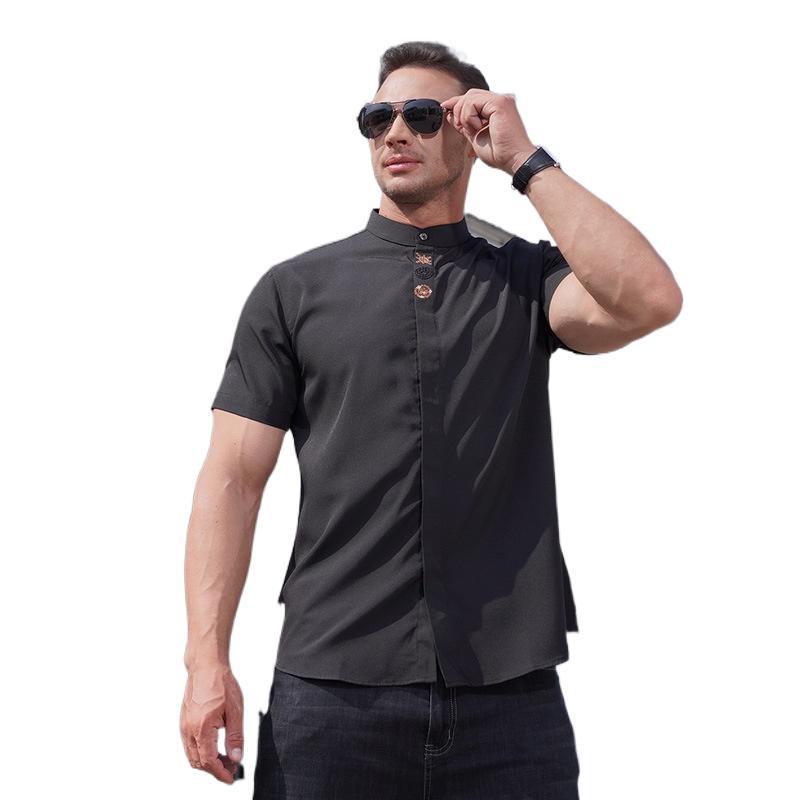 Plus Size Men Large Size Short Sleeve Chinese Style Tang Sui - TikTok ...