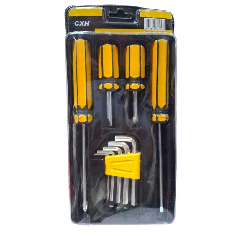 SET PAKET Obeng Kunci L Tool 9 IN 1 / SET KUNCI SOCKET OBENG SERBAGUNA ...