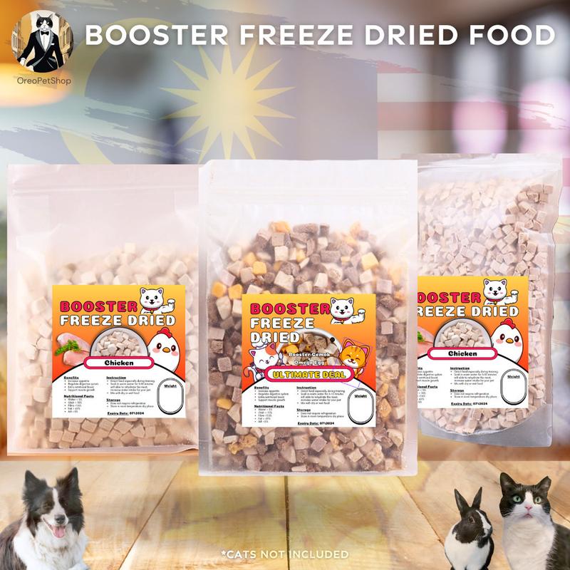Premium Pet Cat Booster Freeze Dried Food Cube Protein Snack - TikTok ...