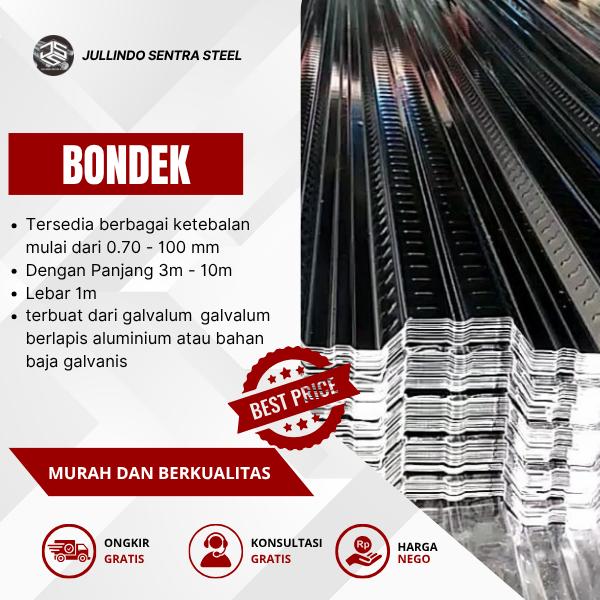 Jual BONDEK / BONDEX COR / Floordeck 5M | 6M / Meter Tebal 0.70 FULL ...