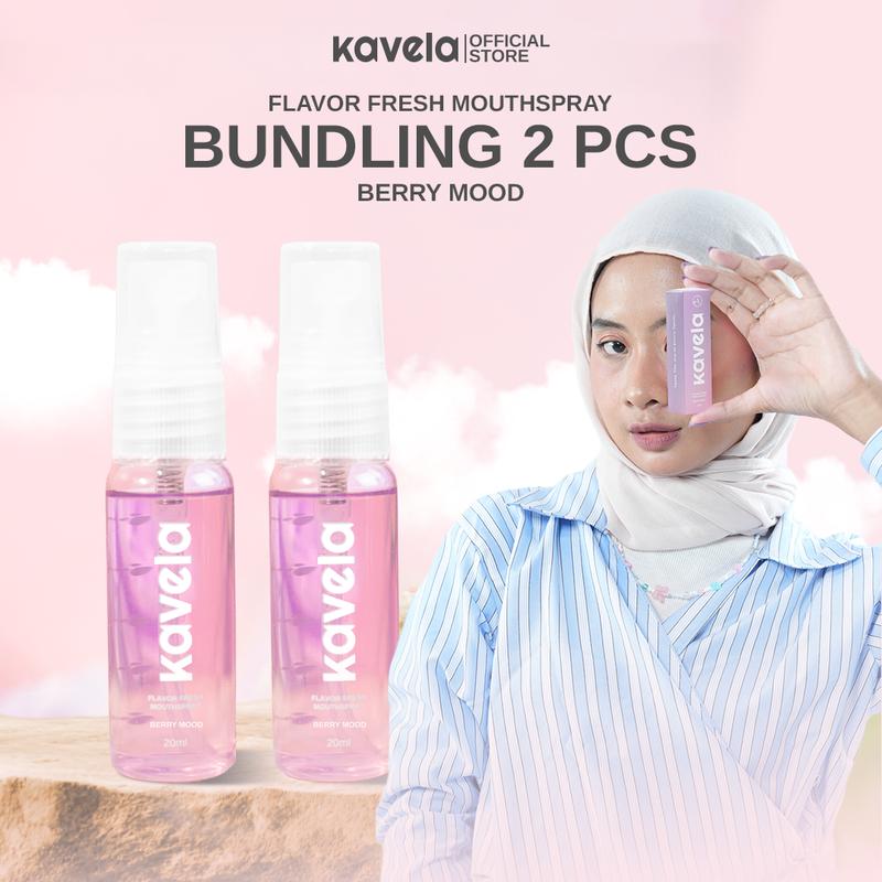 KAVELA Bundle 2 Berry Mood Fresh Mouth Spray - Shop | Tokopedia