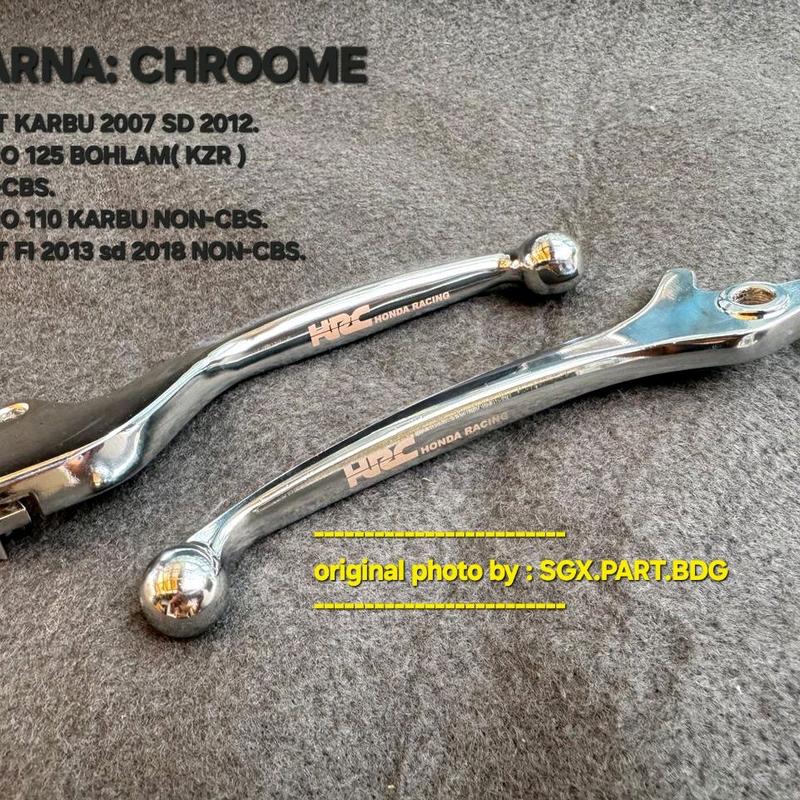 HANDLE REM KRUM CHROOME BEAT KARBU VARIO 125 BOHLAM BEAT FI NON CBS ...